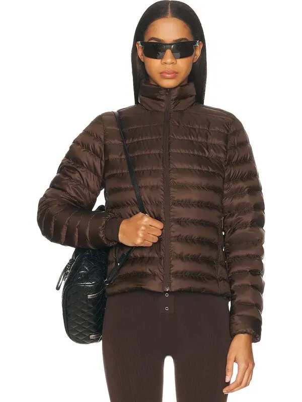 Canada Goose Aethera Puffer Jacket In Chocolate - Terra