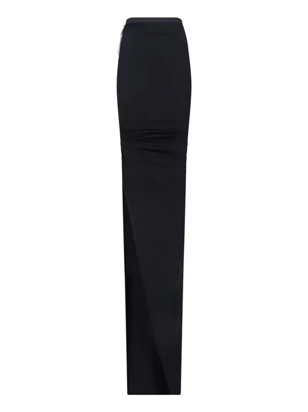 Rick Owens Edfu Maxi Skirt - Black