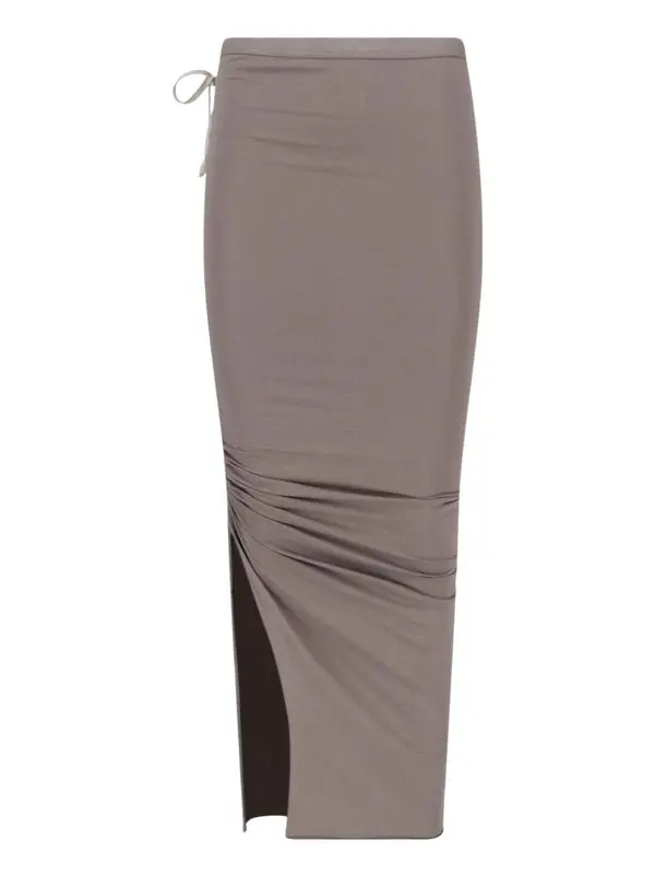 Rick Owens Edfu Midi Skirt - Brown