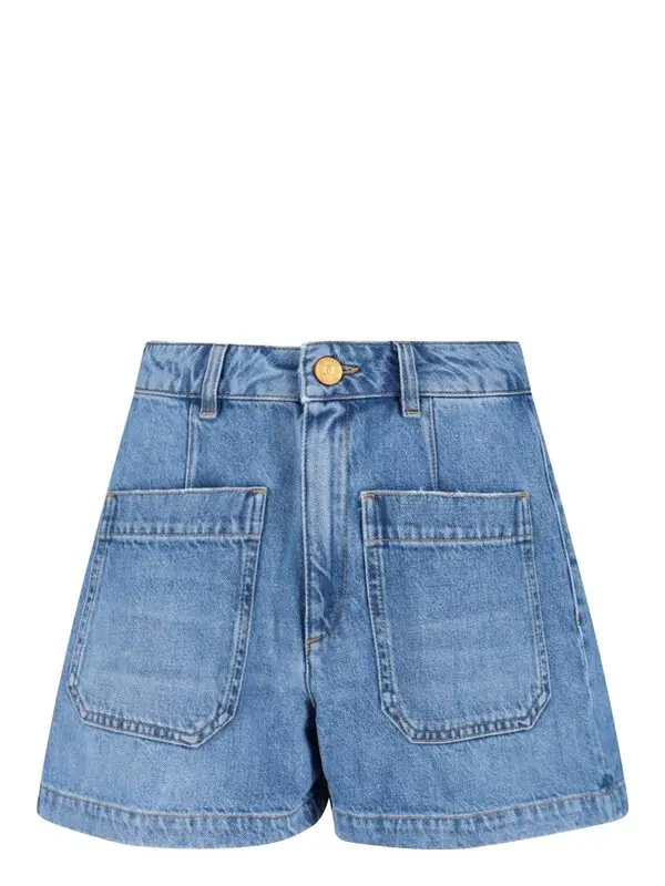Seafarer Janet Denim Shorts - Blue