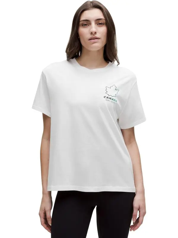 Lululemon Team Canada Cotton Jersey T-shirt - White