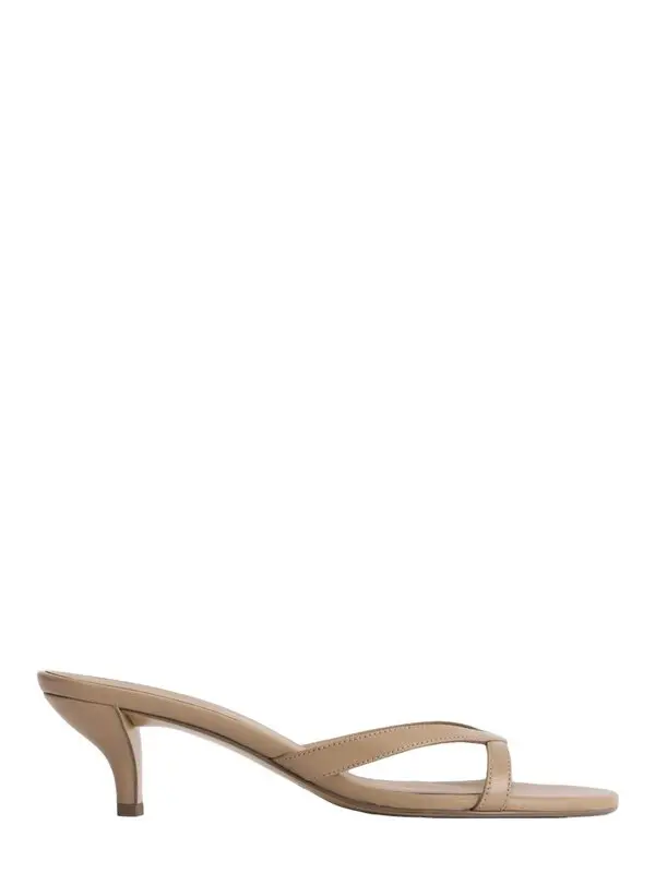 Everlane Sculpted Heel Sandal - Affogato