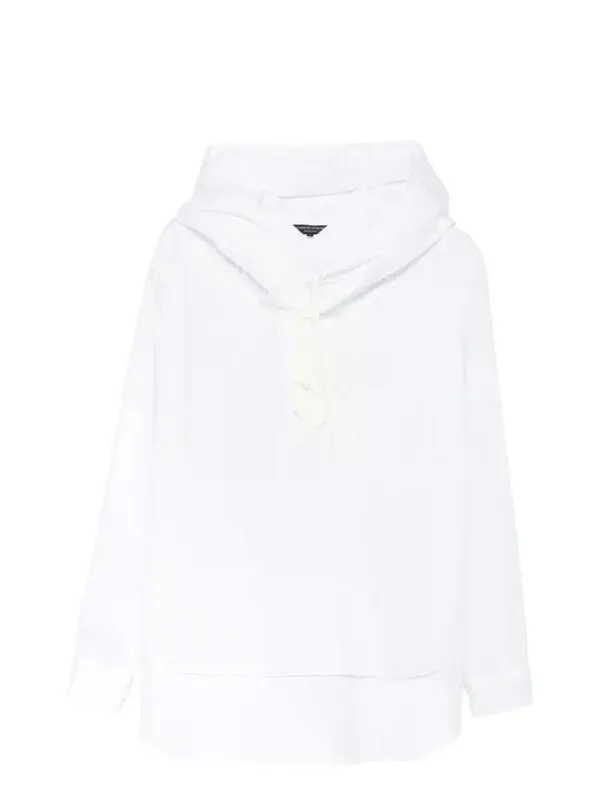 Comme Des Garçons Long-sleeve Hoodie - White