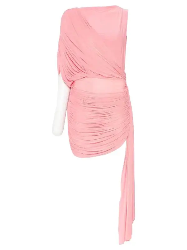 Alex Perry Draped Mini Dress - Pink