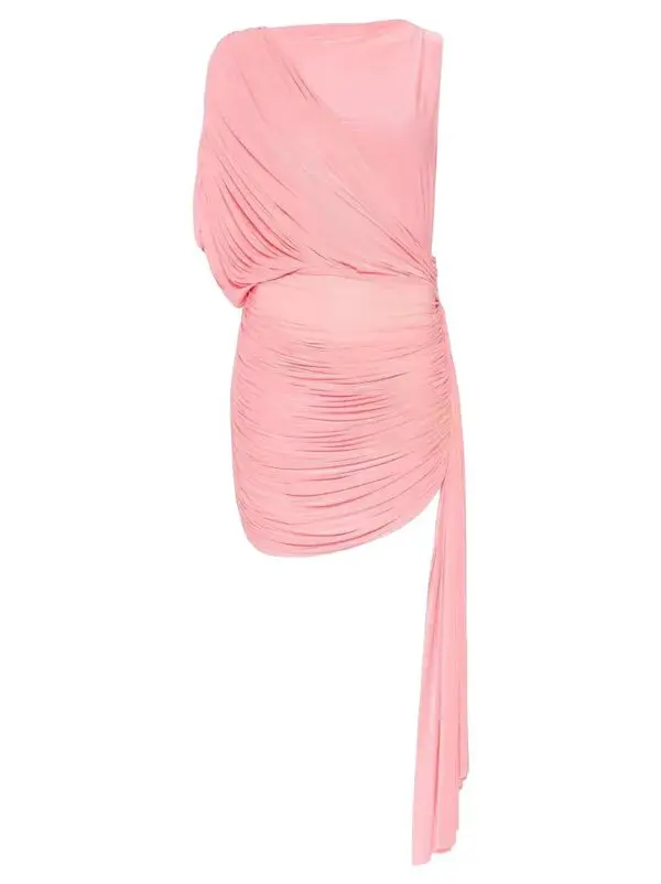 Alex Perry Draped Mini Dress - Pink