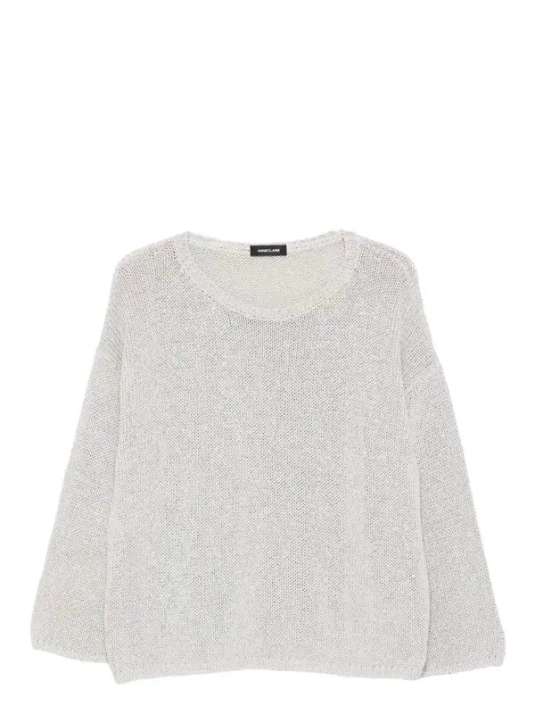 ANNE CLAIRE Sequin-embellished Sweater - Grey