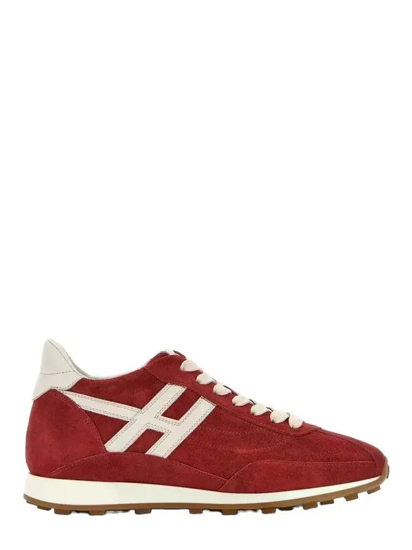 Hogan Runner Logo Sneakers - Red