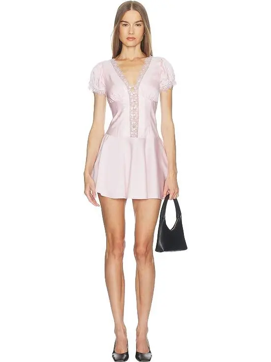 LOBA Mariana Mini Dress - Pink