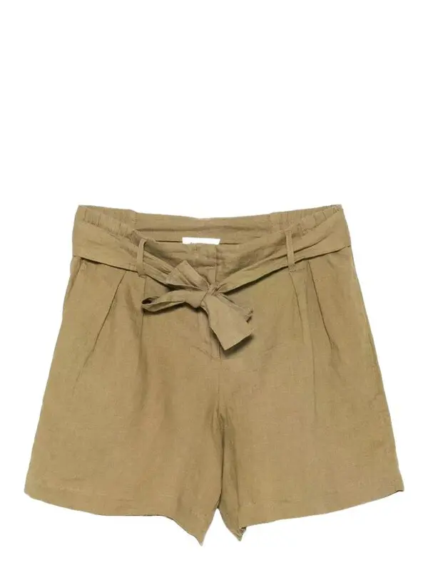 MAISON123 Tie-waist Shorts - Green