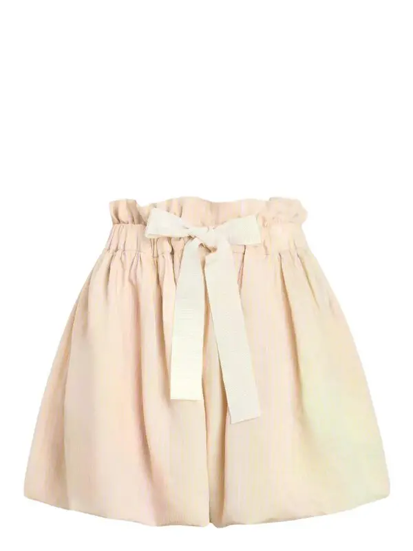 PATOU Striped Mini Skirt - Neutrals
