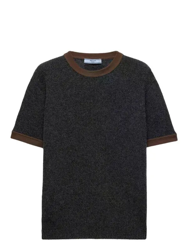 Prada Cashmere Crew-neck Sweater - Grey
