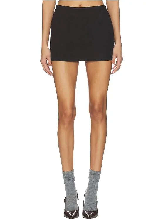MANOKHI Mini Skirt - Chocolate