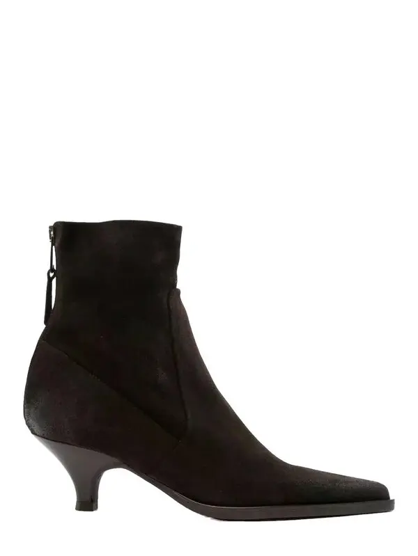 Elena Iachi Pointed Toe Boots - Brown