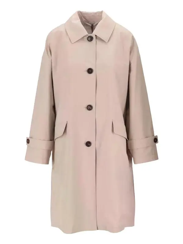 Max Mara Buttoned Trench Coat - Neutrals
