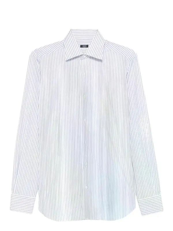 BARBA NAPOLI Striped Shirt - White