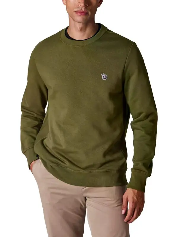Paul Smith Zebra Logo Crew-neck Sweatshirt - Green