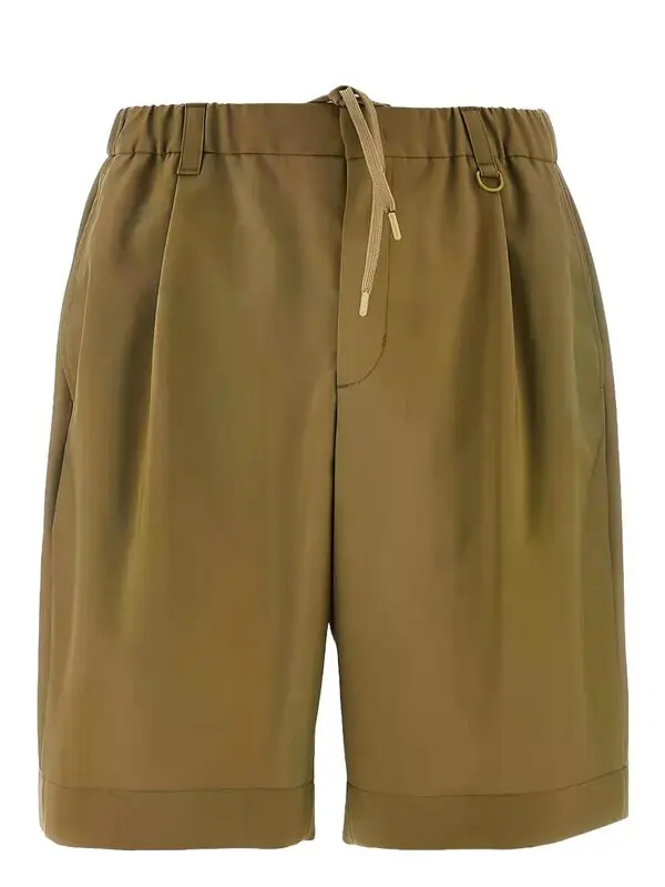 Herno Bermuda Drawstring Shorts - Neutrals