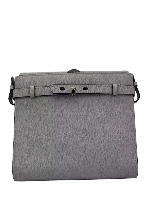 VALEXTRA Brera B-tracollina Crossbody Bag - Grey