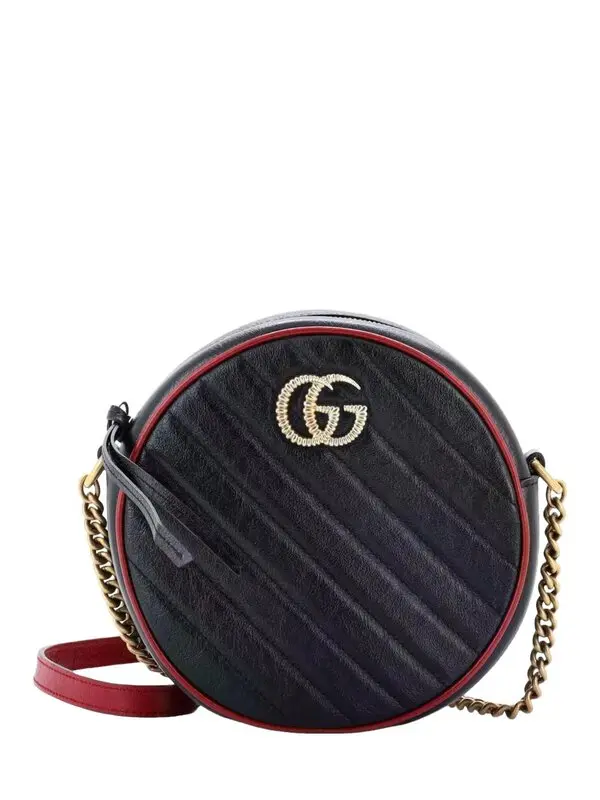 Gucci Gg Marmont Mini Crossbody Bag - Black