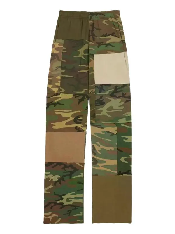 GALLERY DEPT. Camouflage Patchwork Trousers - Green