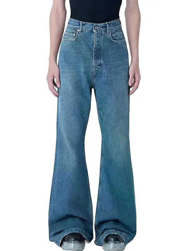Rick Owens Bolan Bootcut Jeans - Blue