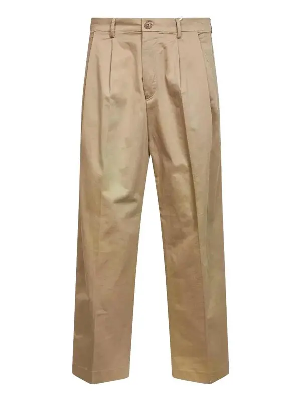 Nn07 Justin Pleated Trousers - Neutrals