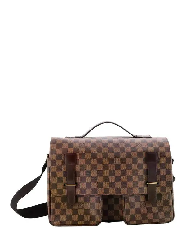 LOUIS VUITTON Broadway Damier Crossbody Bag - Brown