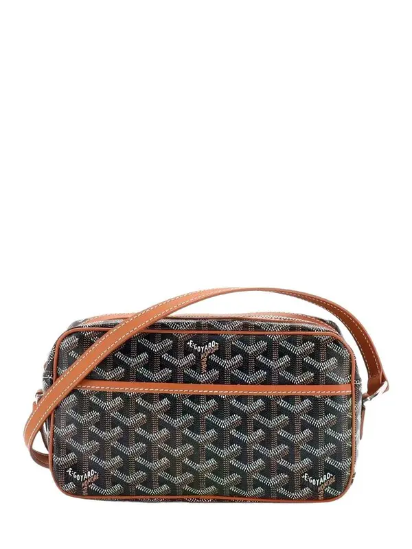 Goyard Cap Vert Bag Coated Canvas Crossbody Bag - Brown
