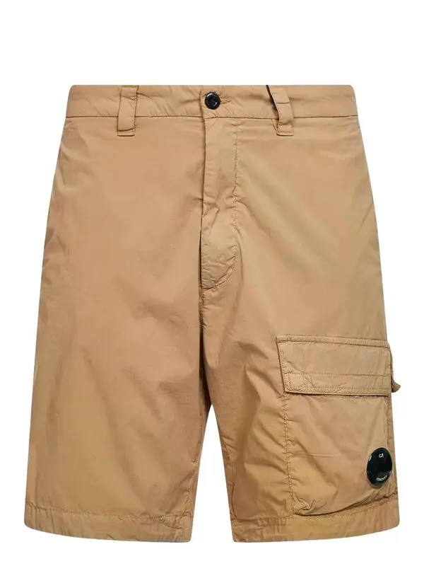 C.P. COMPANY Lens-detail Cargo Shorts - Neutrals