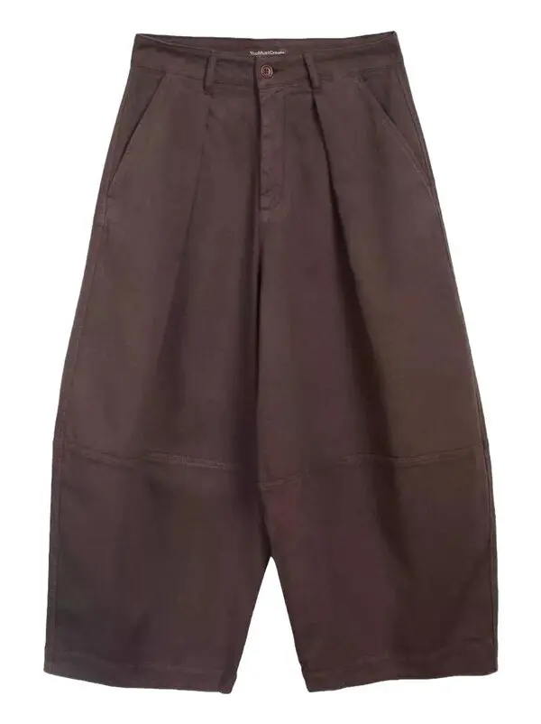 You Must Create Cotton Trousers - Brown