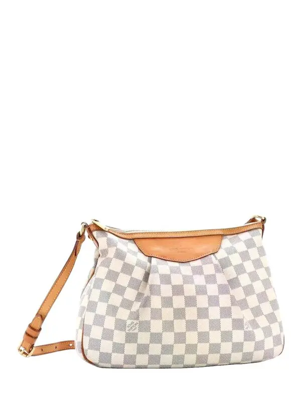 LOUIS VUITTON Siracusa Damier Pm Crossbody Bag - Neutrals