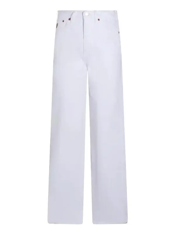LOIS Patch-pocket Jeans - White