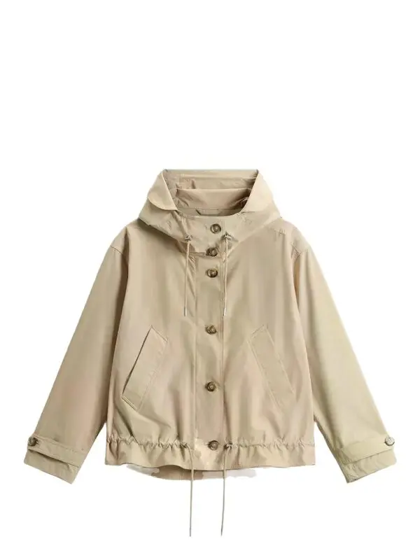 Woolrich Hooded Jacket - Neutrals