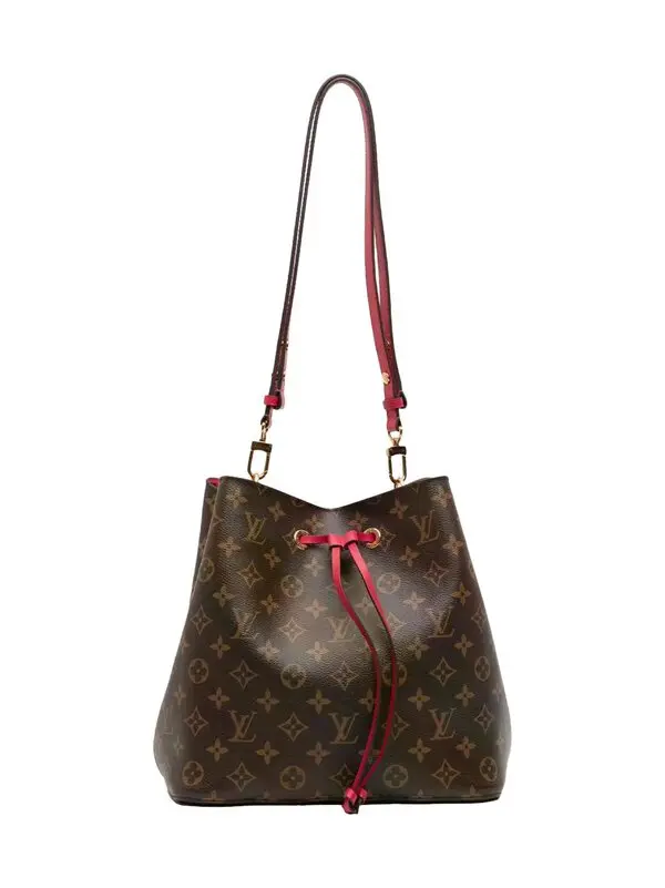 LOUIS VUITTON 2018 Monogram Neonoe Mm Bucket Bag - Brown