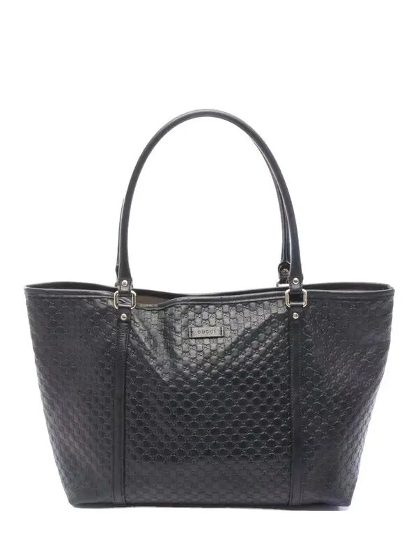 Gucci 2000-2015 Microssima Joy Tote Bag - Black