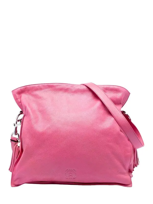 Loewe Nappa Flamenco Tassel Crossbody Bag - Pink