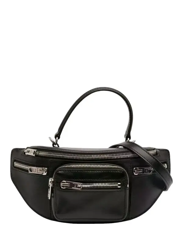 ALEXANDER WANG Mini Nappa Attica Soft Top Handle Satchel - Black
