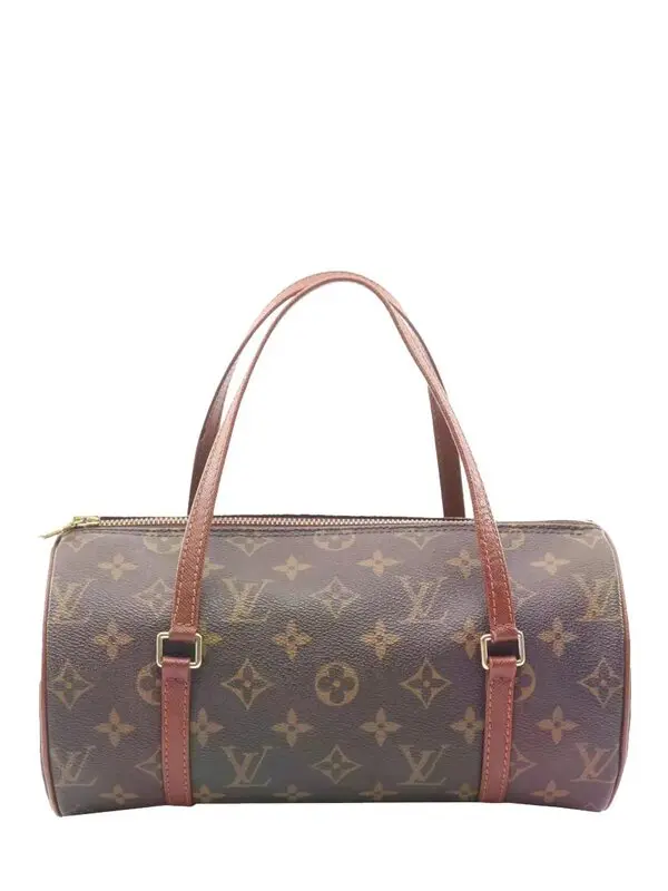LOUIS VUITTON 2001 Monogram Papillon 26 Handbag - Brown
