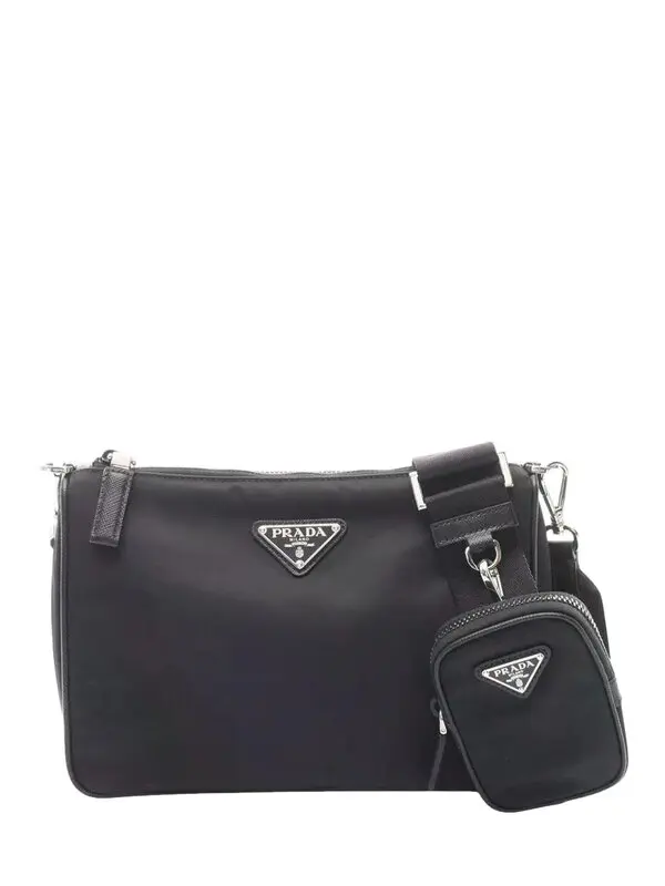 Prada 2013-2025 Tessuto Crossbody Bag - Black