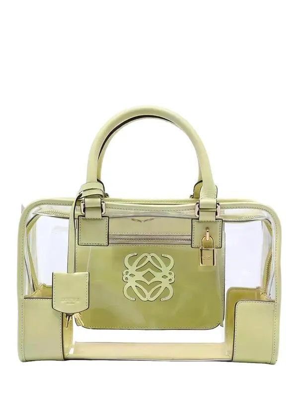 Loewe Vinyl Amazona Handbag - Green