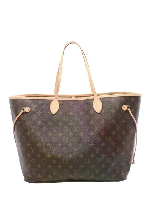 LOUIS VUITTON 2007 Monogram Neverfull Gm Tote Bag - Brown