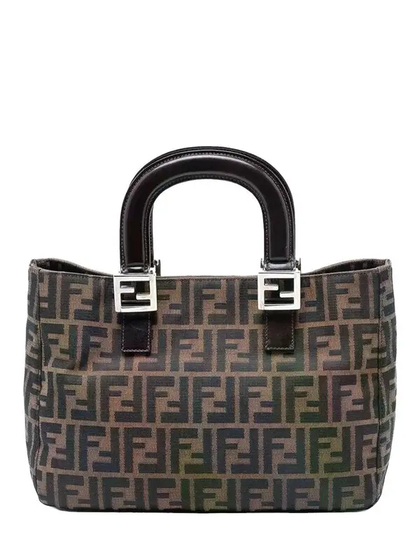 Fendi 20th Century Zucca Canvas Handbag - Brown