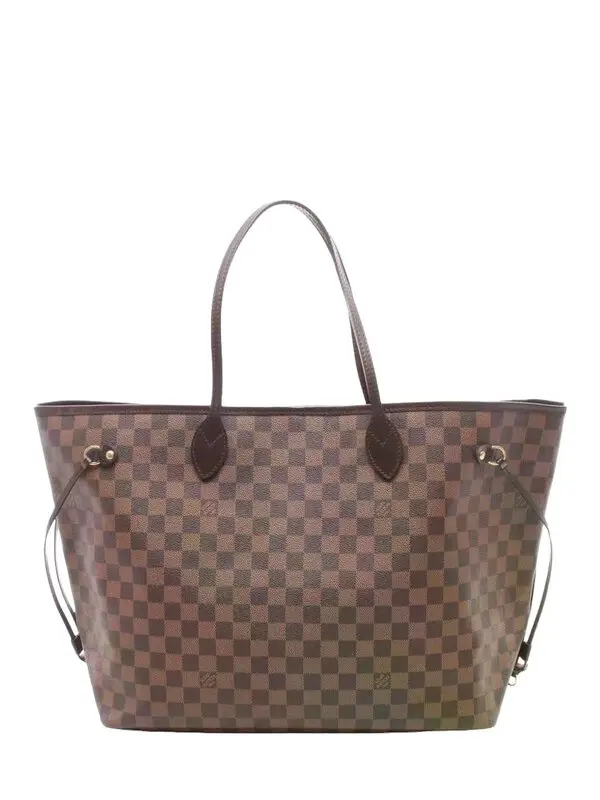 LOUIS VUITTON 2011 Damier Ebene Neverfull Gm Tote Bag - Brown