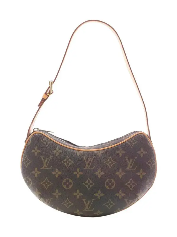 LOUIS VUITTON 2003 Monogram Croissant Pm Hobo Bag - Brown