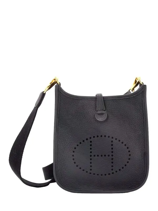 Hermès Evelyne Bag Gen Iii Clemence Tpm Crossbody Bag - Black