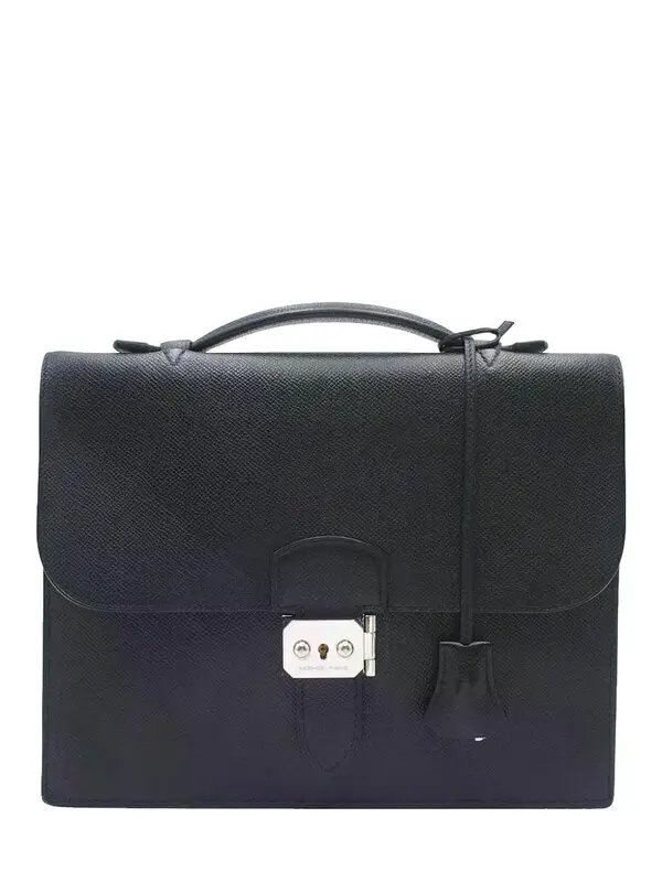 Hermès 2006 Swift Sac A Depeches 27 Business Bag - Black