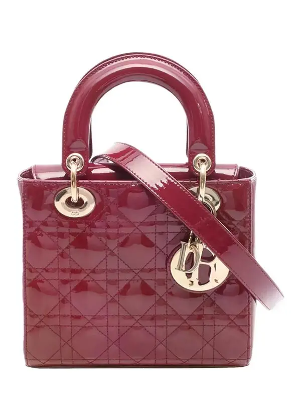 Dior 2023 Small Lady Handbag - Red