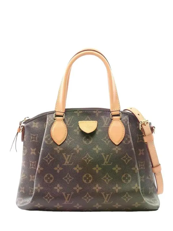 LOUIS VUITTON Monogram Rivory Pm Satchel 2010-2025 - Brown