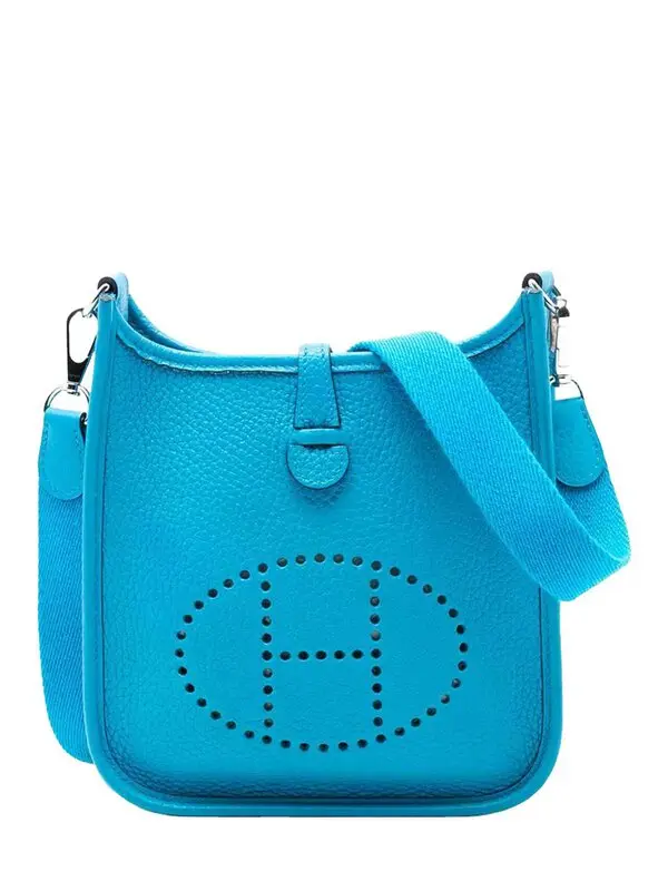 Hermès 2021 Clemence Evelyne Tpm Crossbody Bag - Blue