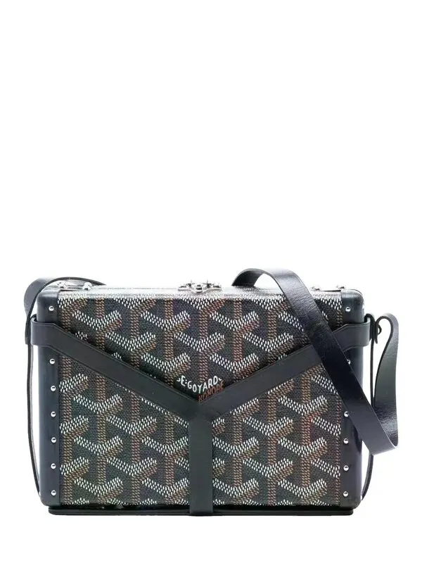 Goyard 2019 Goyardine Minaudiere Trunk Bag Crossbody Bag - Black